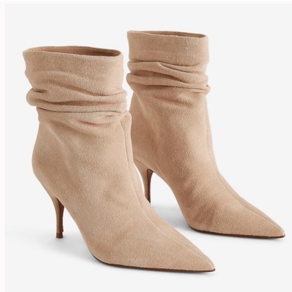 Brian Atwood | Shoes | Brian Atwood X For Express Beigecream Suede ...